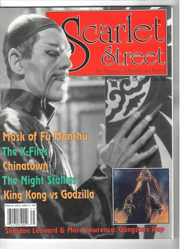 Scarlet Street Magazine #24 Fu Manchu, Godzilla, Night Stalker ...