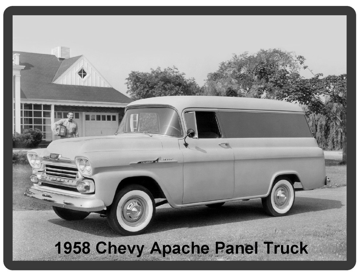 1958 Chevy Panel Truck For Sale Richard Gallahue's 1958 Chevy 3104