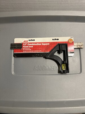 Ace Hardware 12” Combination Square Plastic Head New Old Stock New | eBay