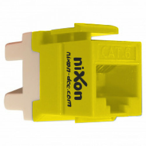 10 x RJ45 - Cat 6 Data Jack - Keystone Style - Yellow Free Shipping ...