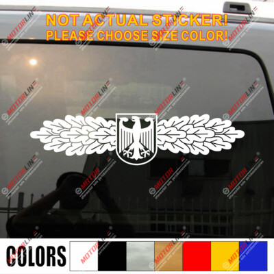 GSG 9 Badge Grenzschutzgruppe 9 der Bundespolizei German Car Vinyl ...