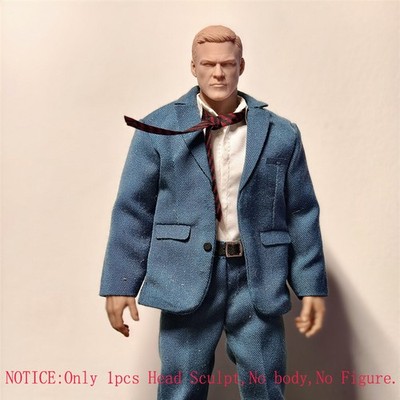 Blank 1/12 Scale The Reacher Alan Ritchson Head Sculpt Unpainted Fit 6 ...