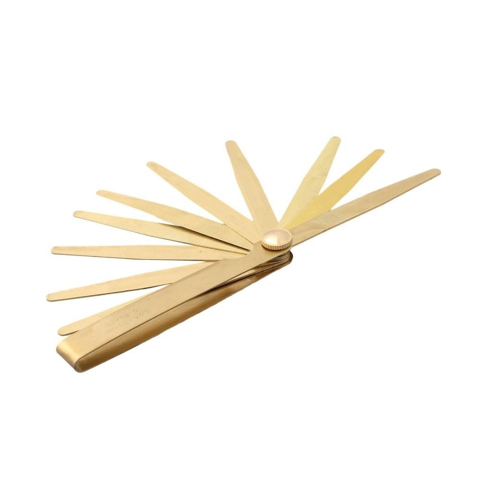Measure Tool Feeler Gage Brass Engineers Feeler Gauge Measure Tool ...
