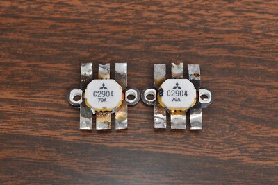 ICOM IC-765 PARTS: MATCHED PAIR MITSUBISHI 2SC2904 RF POWER TRANSISTORS ...
