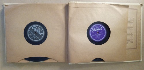 Lot of 10 78 rpm 10" Vinyl Records (shellac, phonograph) Mixed Genre t ...