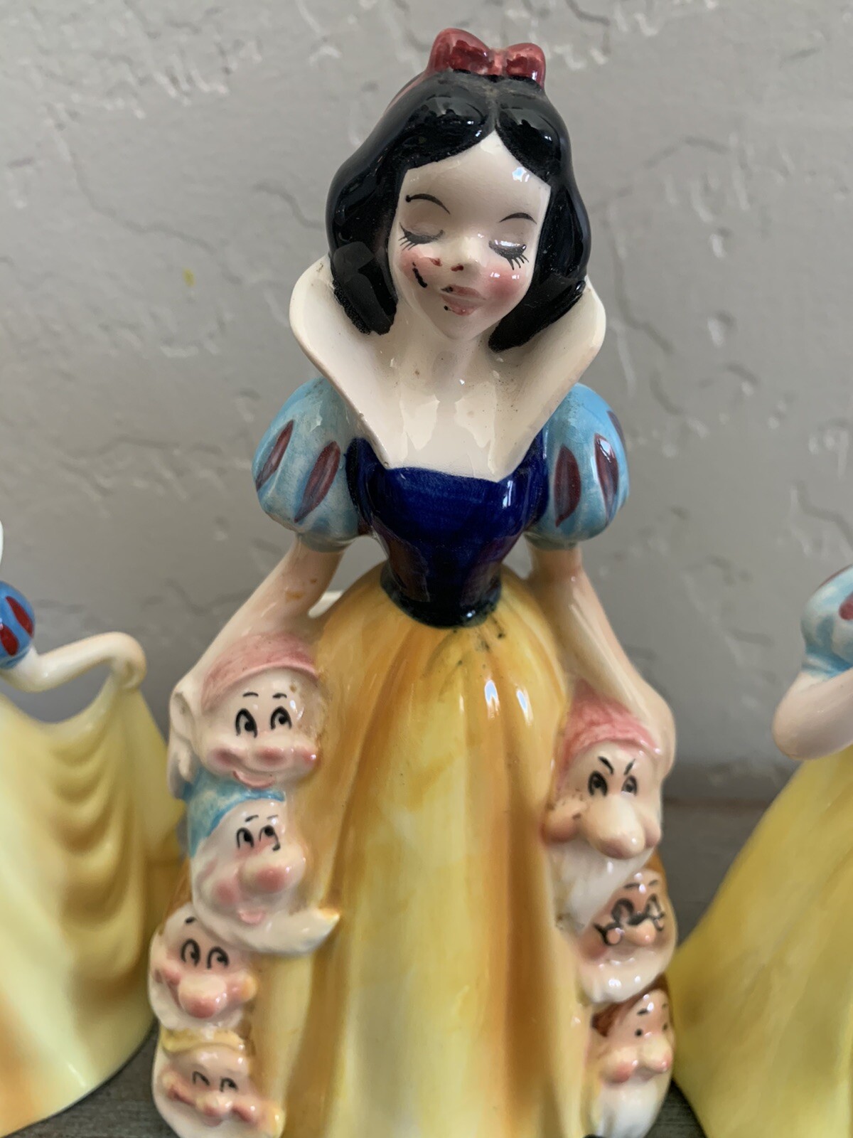 Lot of 4 Vintage Snow White Figures- Walt Disney Productions, Timex ...