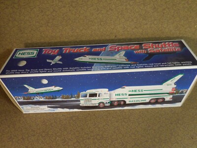 1999 HESS Gas Toy Truck & Space Shuttle w Satellite New in Box | eBay