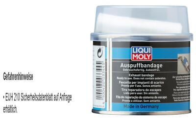LIQUI MOLY Échappement Bandage Auspuff-Reparatur Bande D'Étanchéité 1m ...