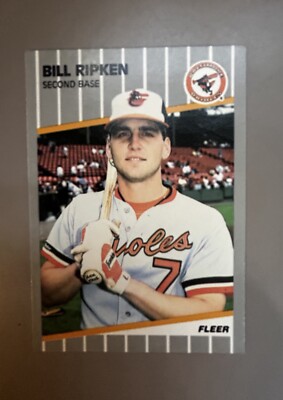 1989 Fleer - FF on Bat Knob #616 Billy Ripken | eBay