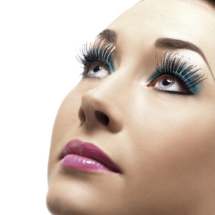 70s 80s False Holographic Eyelashes Fancy Dress Party Lashes by Smiffys ...