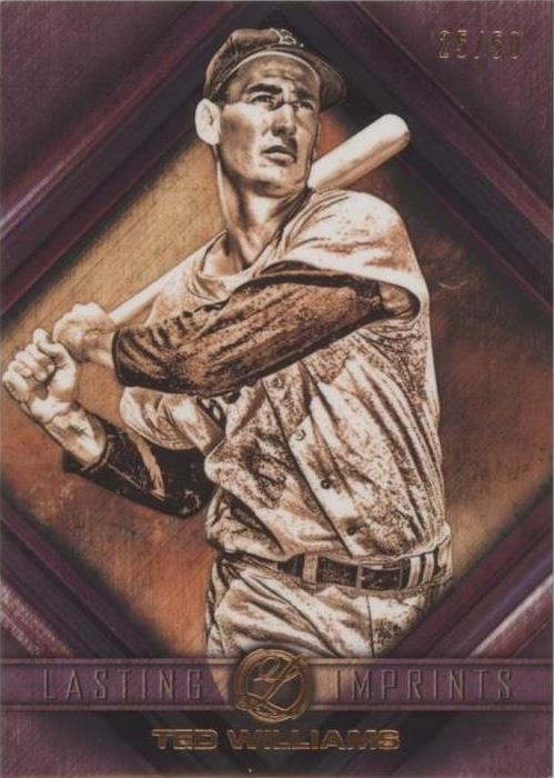 2016 Topps Legacies of Baseball - Lasting Imprints Ted Williams #LI-TW ...