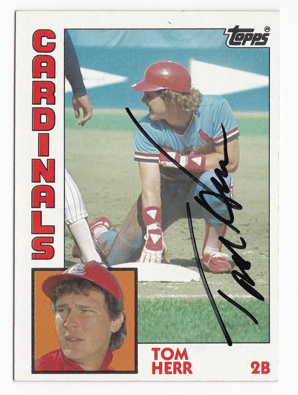 Tom Herr Autograph On A 1984 Topps - St. Louis Cardinals | eBay
