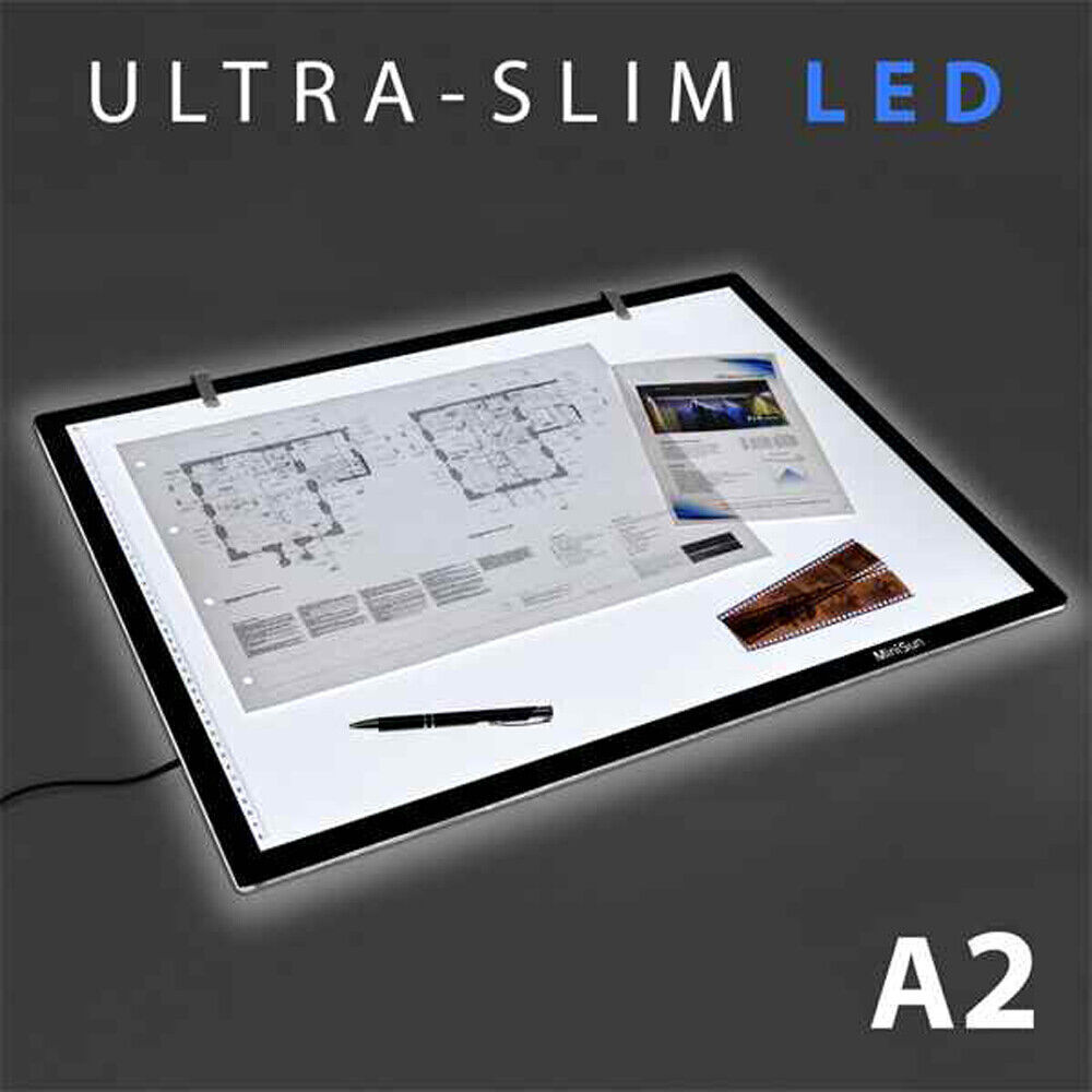 MiniSun Ultra Slim LED Light Pad Lightbox Art & Craft Tracing Lightpad ...