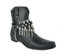 Boot Chain Strap Biker Western Boots Silver Chains Leather Straps Real ...