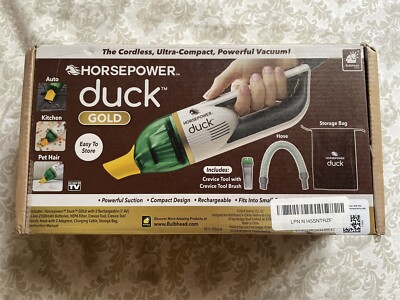 Horsepower Duck Cordless Ultra-Compact Powerful Vacuum Gold Edition ...