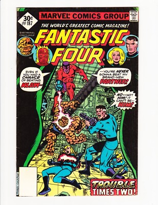 Fantastic Four 187 "Trouble Times Two!" (Marvel Oct 1977, FN+) | eBay