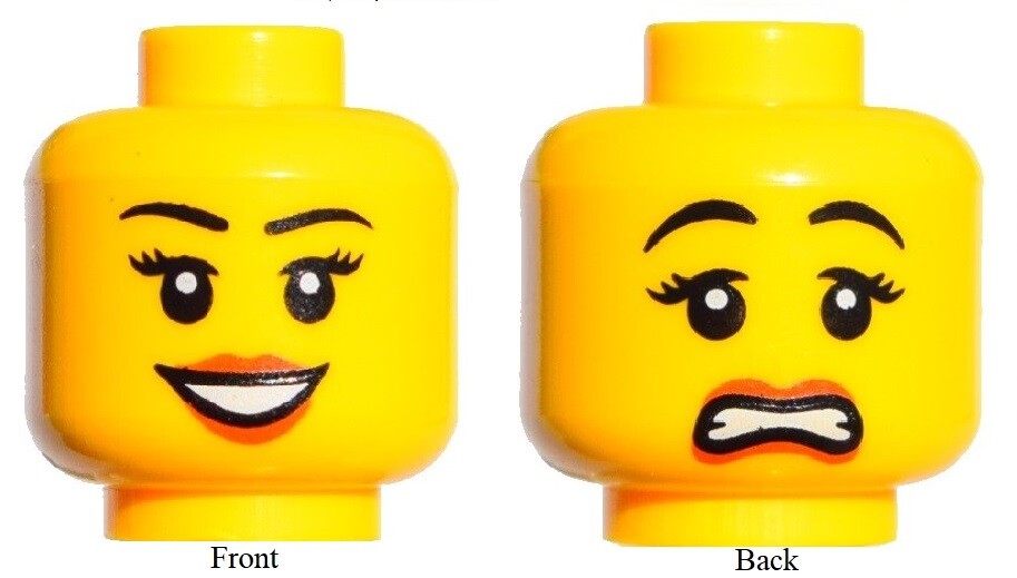 ☀️LEGO GIRL HEAD you pick female women MINIFIG minifigure mini figure ...