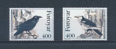 Faroe Islands 987-8 MNH, Raven, 1995 | eBay.de