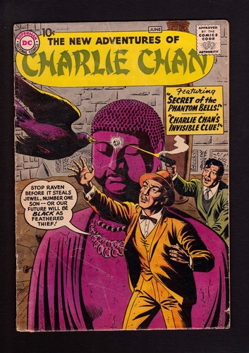 The New Adventures of Charlie Chan #1 VG+ DC Comics 1958 Very Scarce ...
