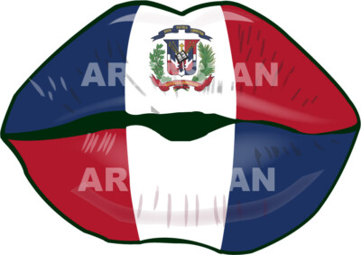 DOMINICAN REPUBLIC FLAG, STICKER-DECAL, LABIOS DOMINICANOS. #103 | eBay