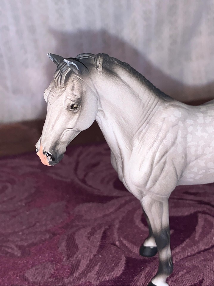Breyer Model Horses Collecta Series Dapple Gray Hanoverian Horse | eBay