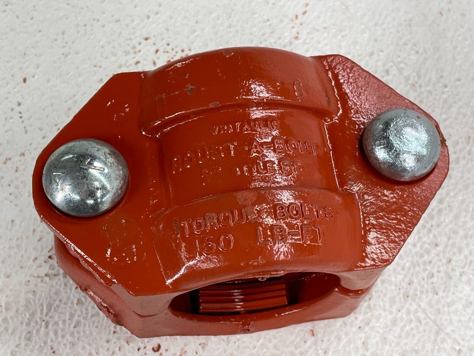 Victaulic 3-1/2" Style 99 Roust-a-Bout Plain End Pipe Coupling Fitting ...