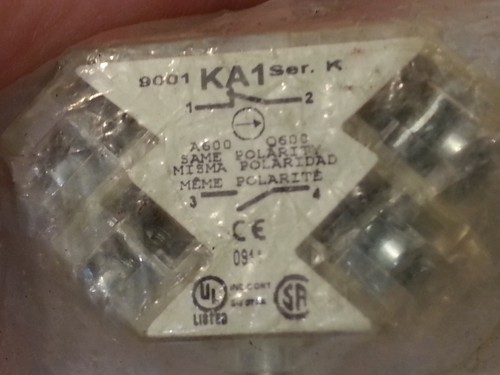 Schneider Electric 9001 KA1 Finger Safe Contact Block | eBay