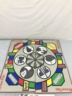 Vintage Picture This Game Board Home Game Room Decor Craft ephemera | eBay