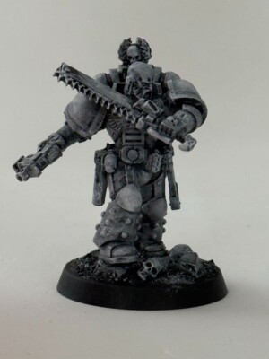 Space Marine true scale conversion First Born Lieutenant 40k bits | eBay
