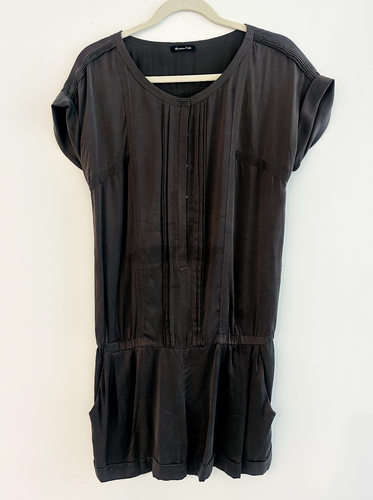 Massimo Dutti 100% Silk Romper Size 40 (M) Grey | eBay