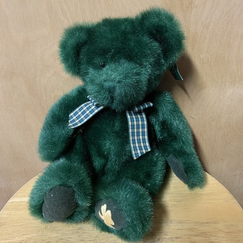 Russ Berrie Dublin Green Teddy Bear Plush Animal Tag St. Patrick's Day ...