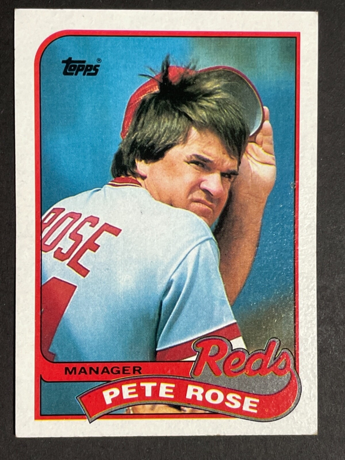 1989 Topps 505 Reds- Pete Rose Manager Card | eBay