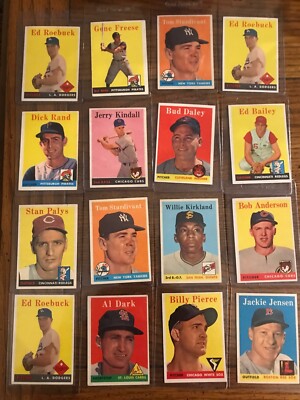 Bobby Thompson 1958 Topps Baseball Card (Sale Is For Card In Title ...
