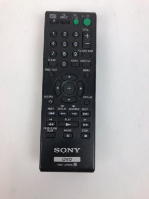 SONY DVD REMOTE CONTROL RMT-D197A for DVP-SR210 SR210P SR510 SR510H ...