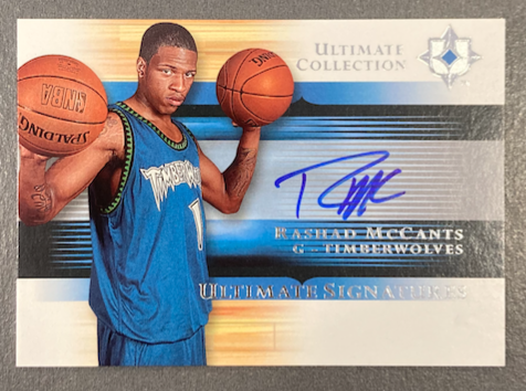 RASHARD McCANTS 2005-06 UD ULTIMATE COLLECTION AUTO - USRM | eBay