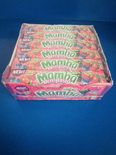 (24) Mamba Berry Tasty Fruit Chew Candy New Box 2.80oz Past Best By ...