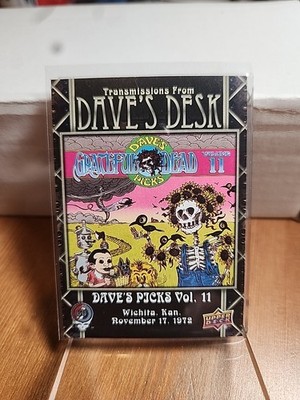 2025 Grateful Dead Dave's Desk Volume 11 Wichita 11/17/72 Great Set ...
