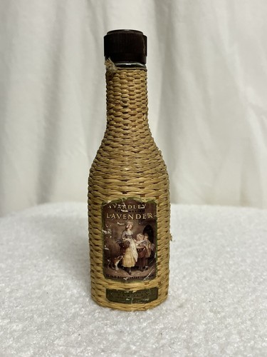 Vintage YARDLEY Old English Lavender Wicker Wrapped Glass Bottle | eBay