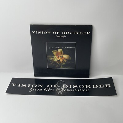 Vision Of Disorder 2 Song Sampler CD W/ Bonus Promo Sticker Bliss To ...