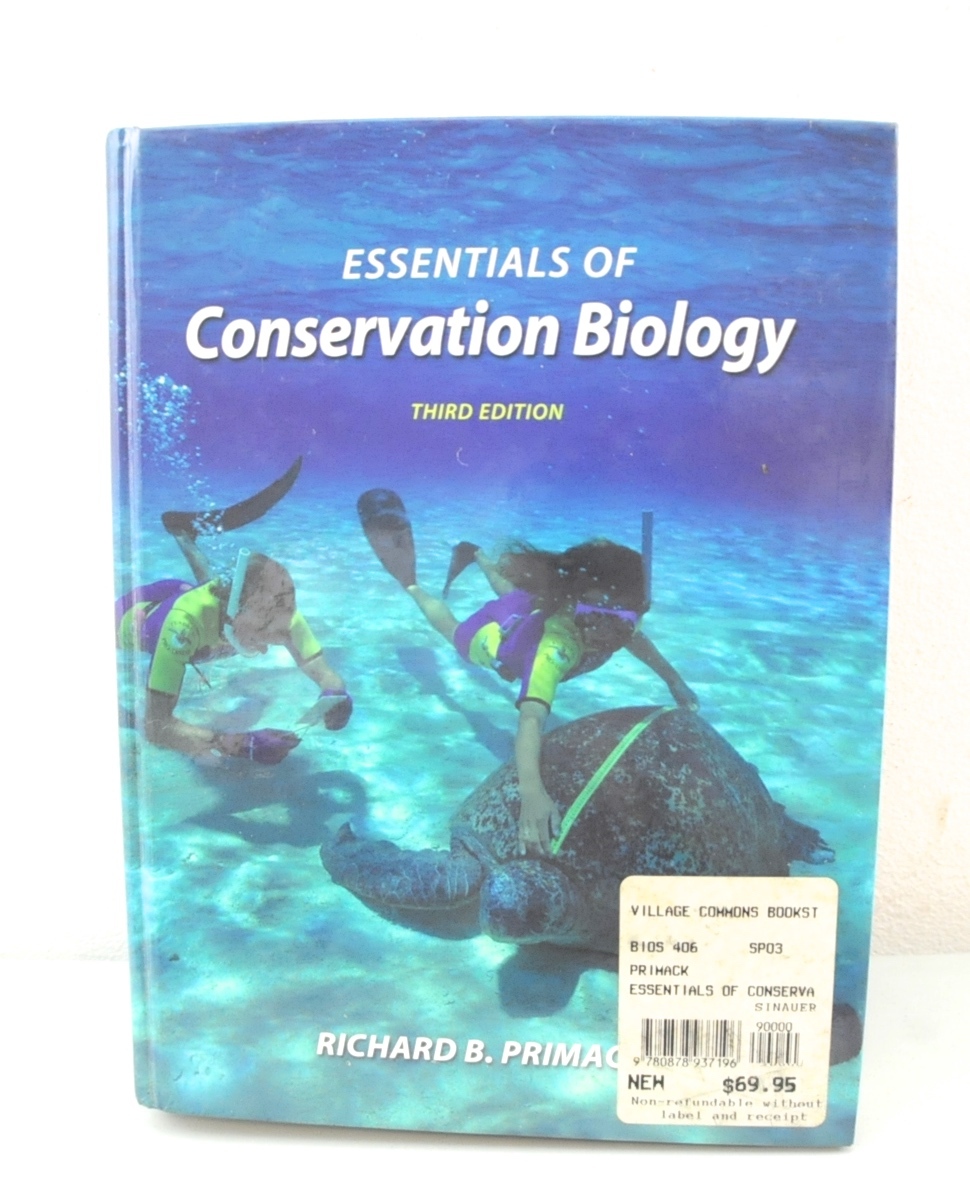 Essentials of Conservation Biology by Richard B. Primack (2002) | eBay