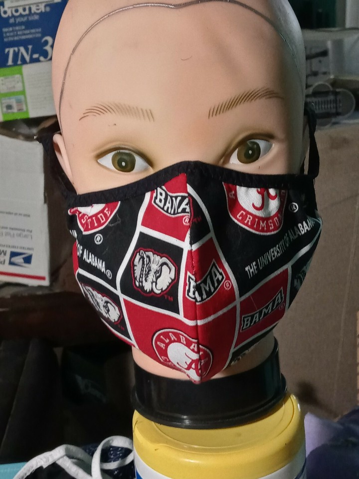 Alabama crimson tide face mask | eBay