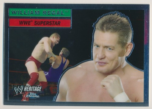 #53 WILLIAM REGAL 2006 Topps WWE Heritage Chrome Wrestling | eBay
