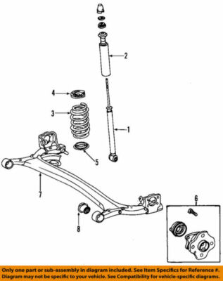 48750-52010 Toyota Support assy, rear suspension, rh 4875052010, New ...