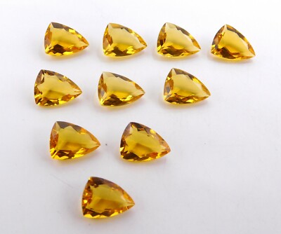12X16 MM Citrine Fancy Shape Cut Lot Loose Lab Created Gemstone P-1105 ...