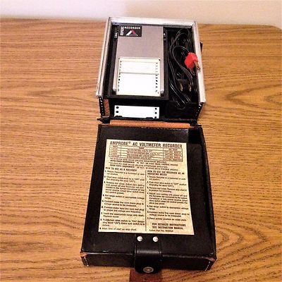 AMPROBE AV3X 115VAC 12"HR VOLTAGE CHART RECORDER | eBay