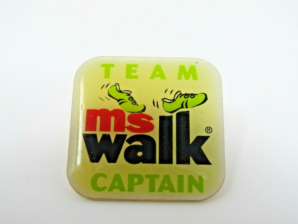 MS Walk Team Captain Pin Multiple Sclerosis | eBay