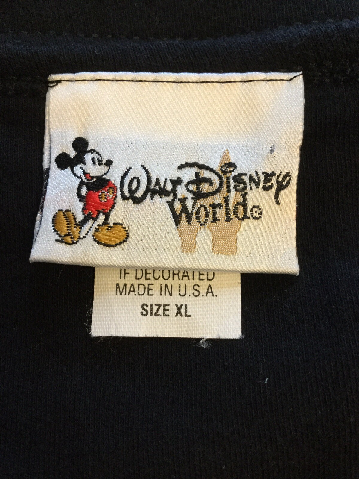 Epcot Test Track. Black Disney Shirt. XL. - Gem