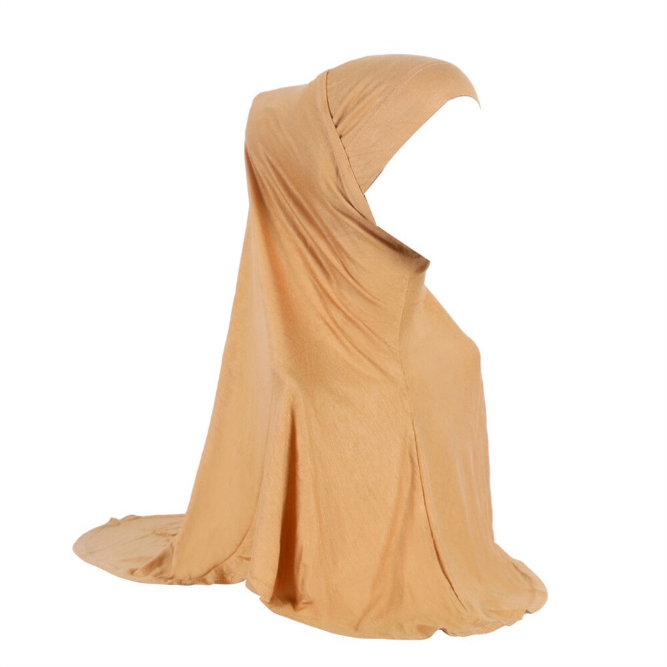 2 Piece Muslim Women Headscarf Shawl Scarf Hijab Wrap Headwear Amira ...