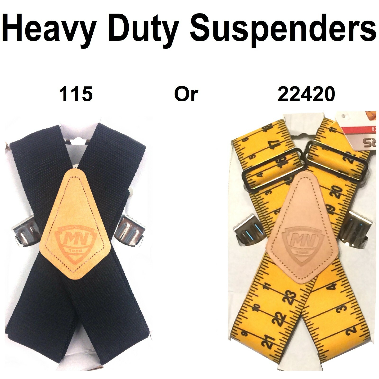 Assorted, Rooster Group 2" Wide Heavy Duty Suspenders | eBay