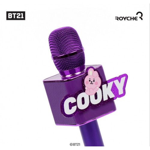 BT21 BTS Wireless Mic Speaker Line Friends Cooky Guku Collaboration ...